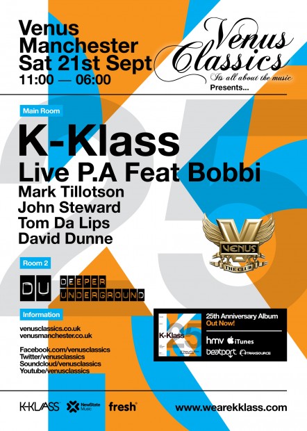 K Klass Album Launch party with Bocuma | Deansgate, Manchester Clubbing ...