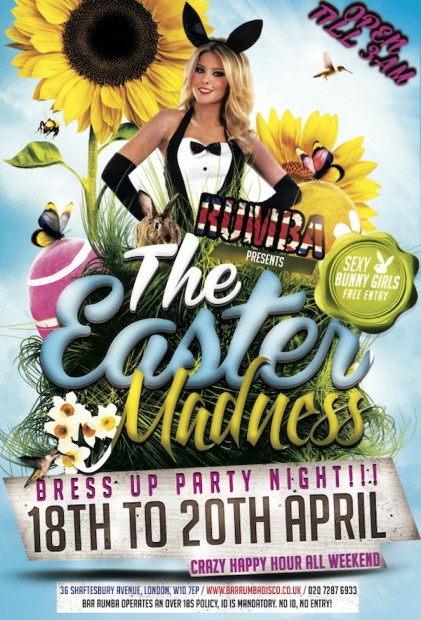 The Easter Madness | West End, London Clubbing Reviews | DesignMyNight