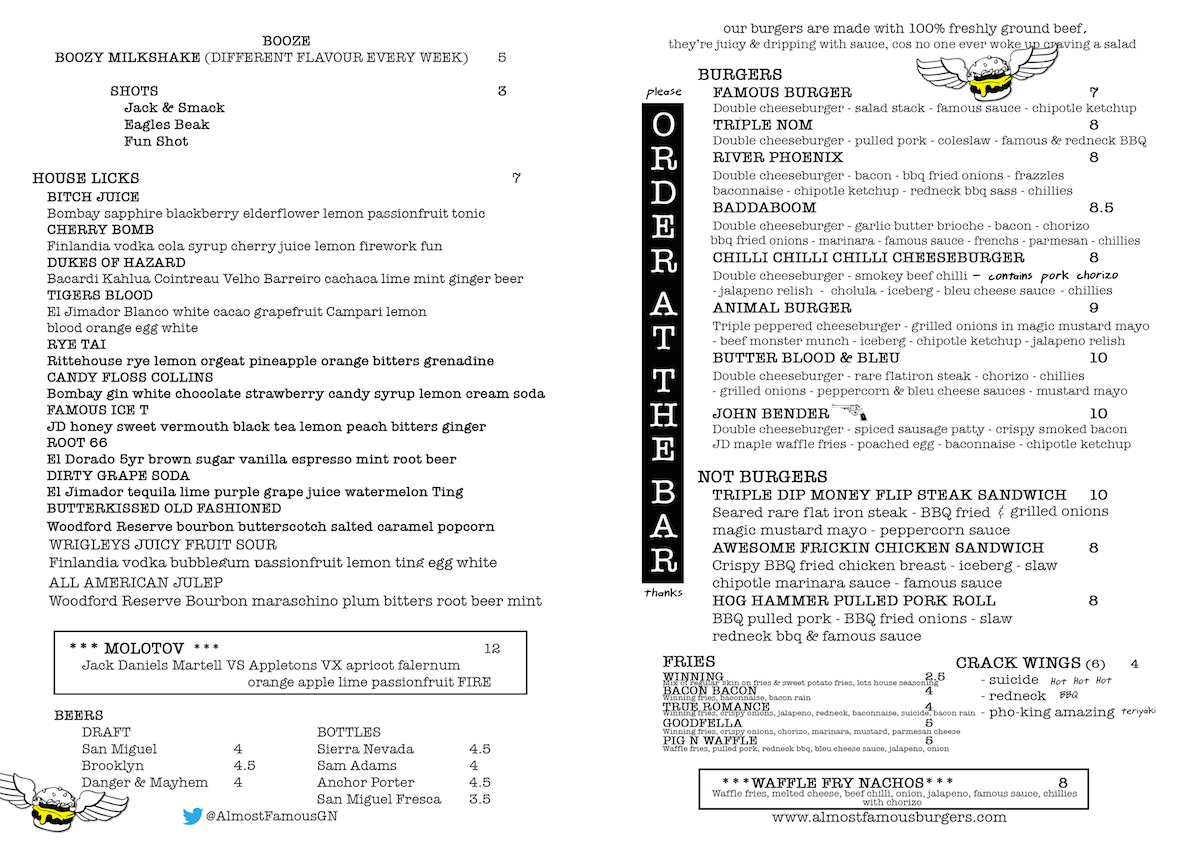 Almost Famous, Deansgate Manchester