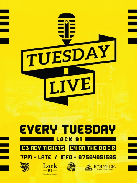 Tuesday Live | Deansgate Locks, Manchester Live Music Reviews ...