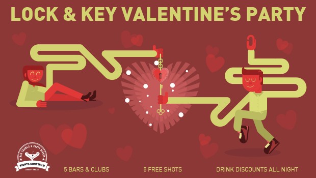 Valentine's Lock & Key Party Bar Crawl | West End, London Bar Crawl ...