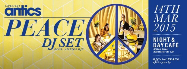 Antics Clubnight: Peace DJ Set | Northern Quarter, Manchester Fun Time ...