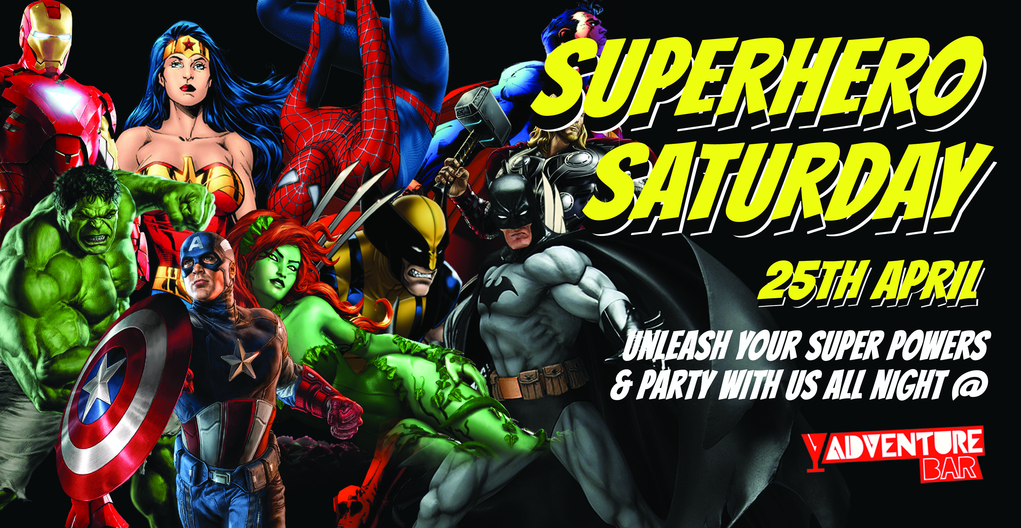 Superhero Saturday | Covent Garden, London Fun Time Partying Reviews ...