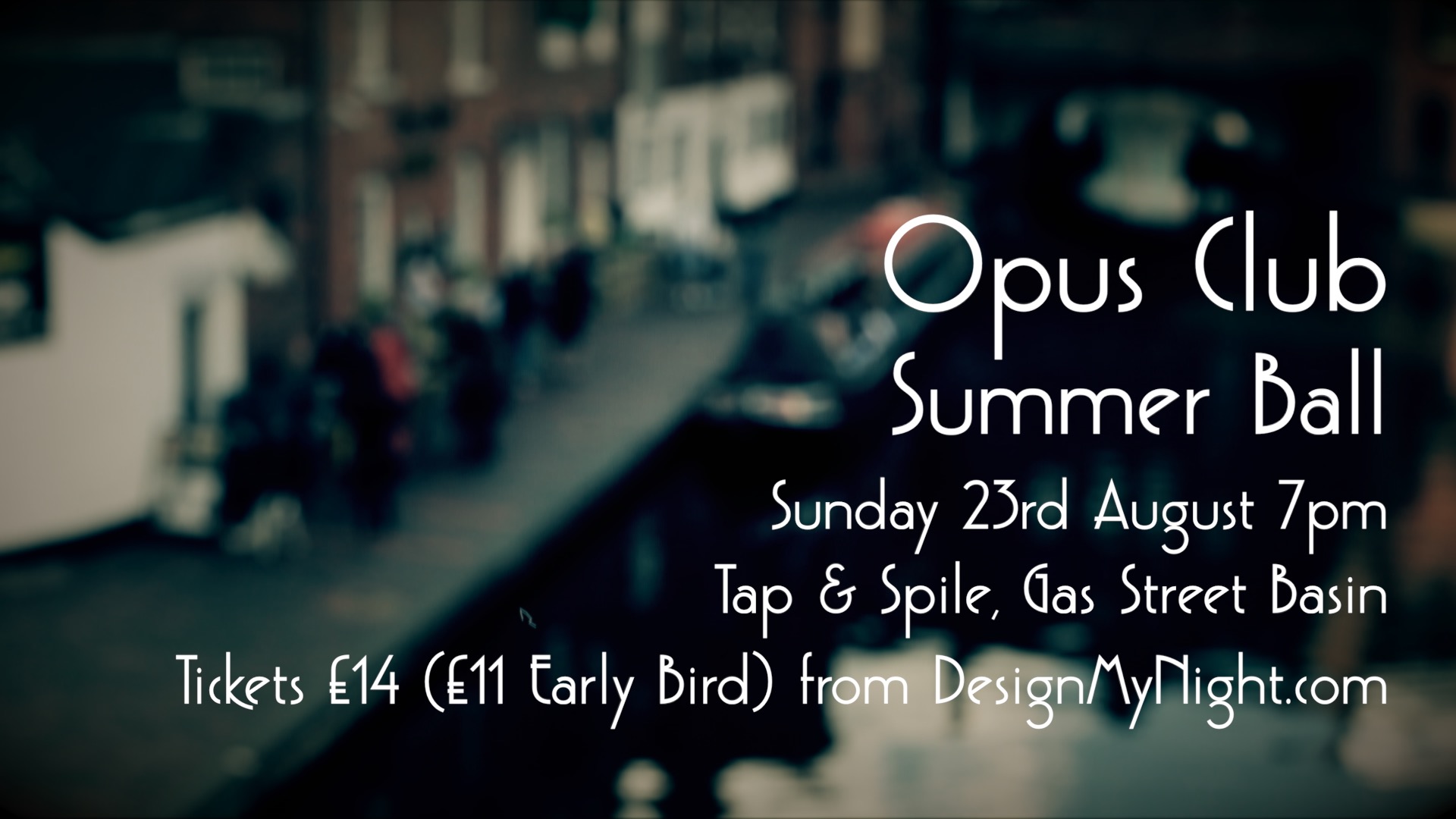 Opus Club Barge Cruise | Birmingham City Centre, Birmingham Boat Party ...