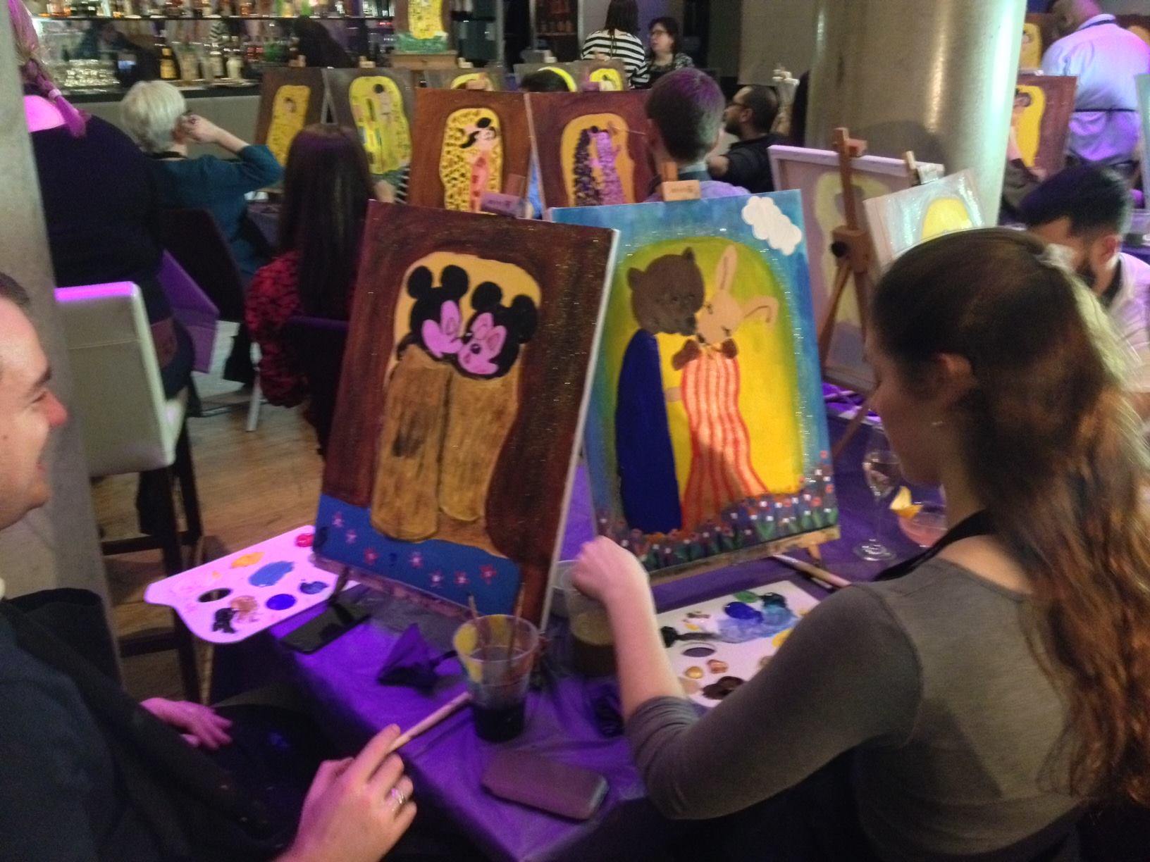 Paint Klimt! | London Classes Reviews | DesignMyNight