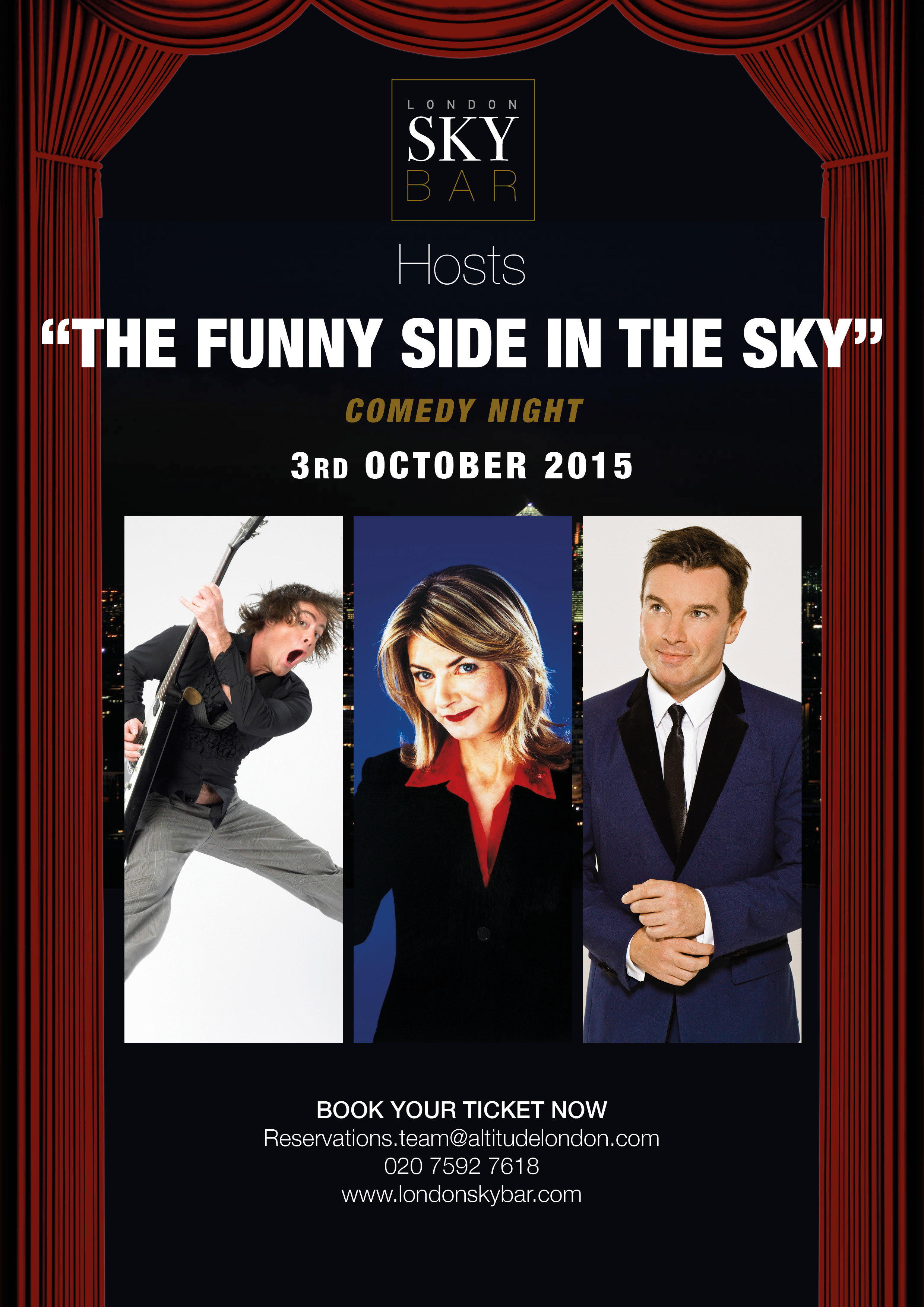 THE FUNNY SIDE IN THE SKY - COMEDY NIGHT | Victoria, London Comedy ...