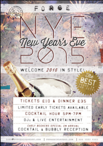 New Years Eve @ Forge | City of London, London New Years Eve Party ...