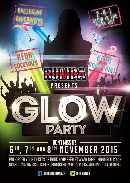 GLOW PARTY | West End, London Clubbing Reviews | DesignMyNight