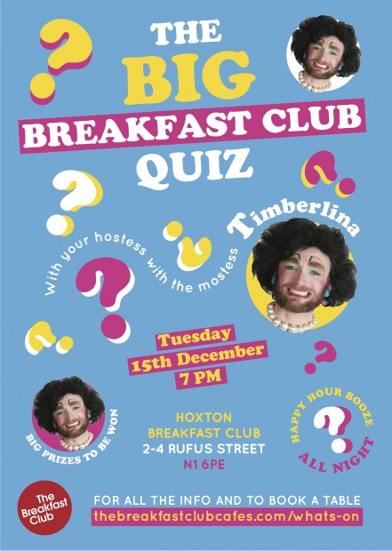 The Big Breakfast Club Quiz | London Comedy Reviews | DesignMyNight