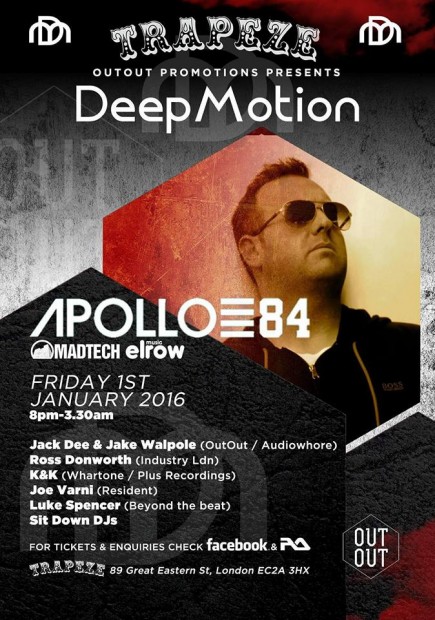 OUTOUT PRESENTS DEEP MOTION East London London Clubbing Reviews outout-presents-deep-motion-east-london-london-clubbing-reviews