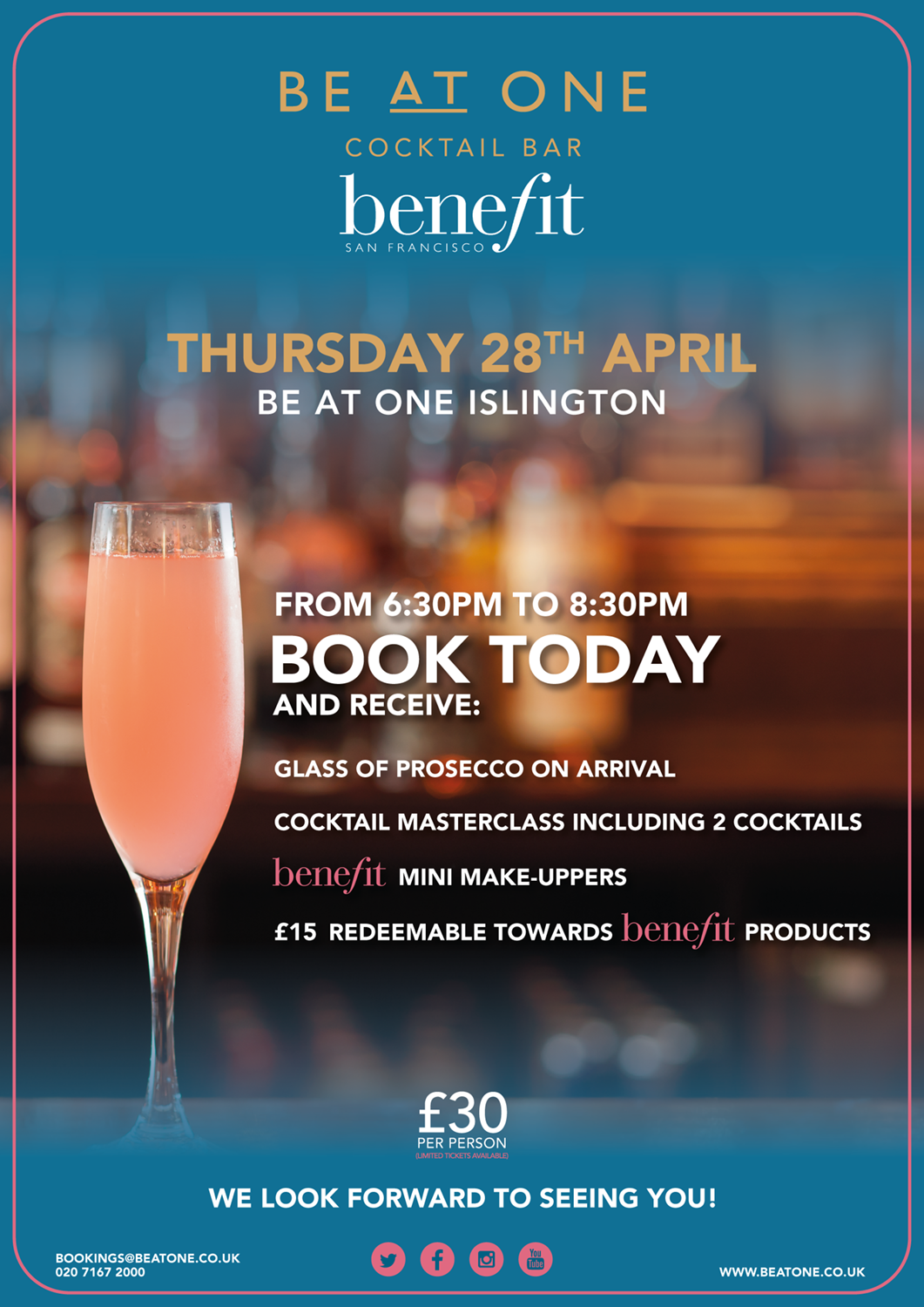 Benefit with Be At One | Islington, London Hen Party Reviews ...