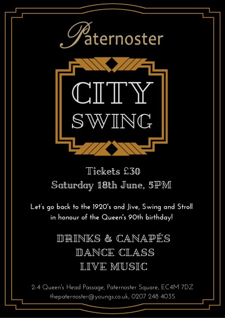 City Swing | St Pauls, London Classes Reviews | DesignMyNight
