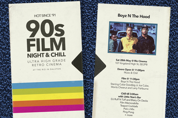 90s Film Night & Chill | London Film Screenings Reviews | DesignMyNight