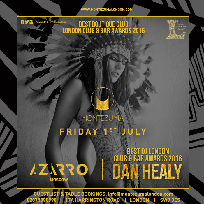 Montezuma London :: DJ Dan Healy | Chelsea, London Clubbing Reviews ...
