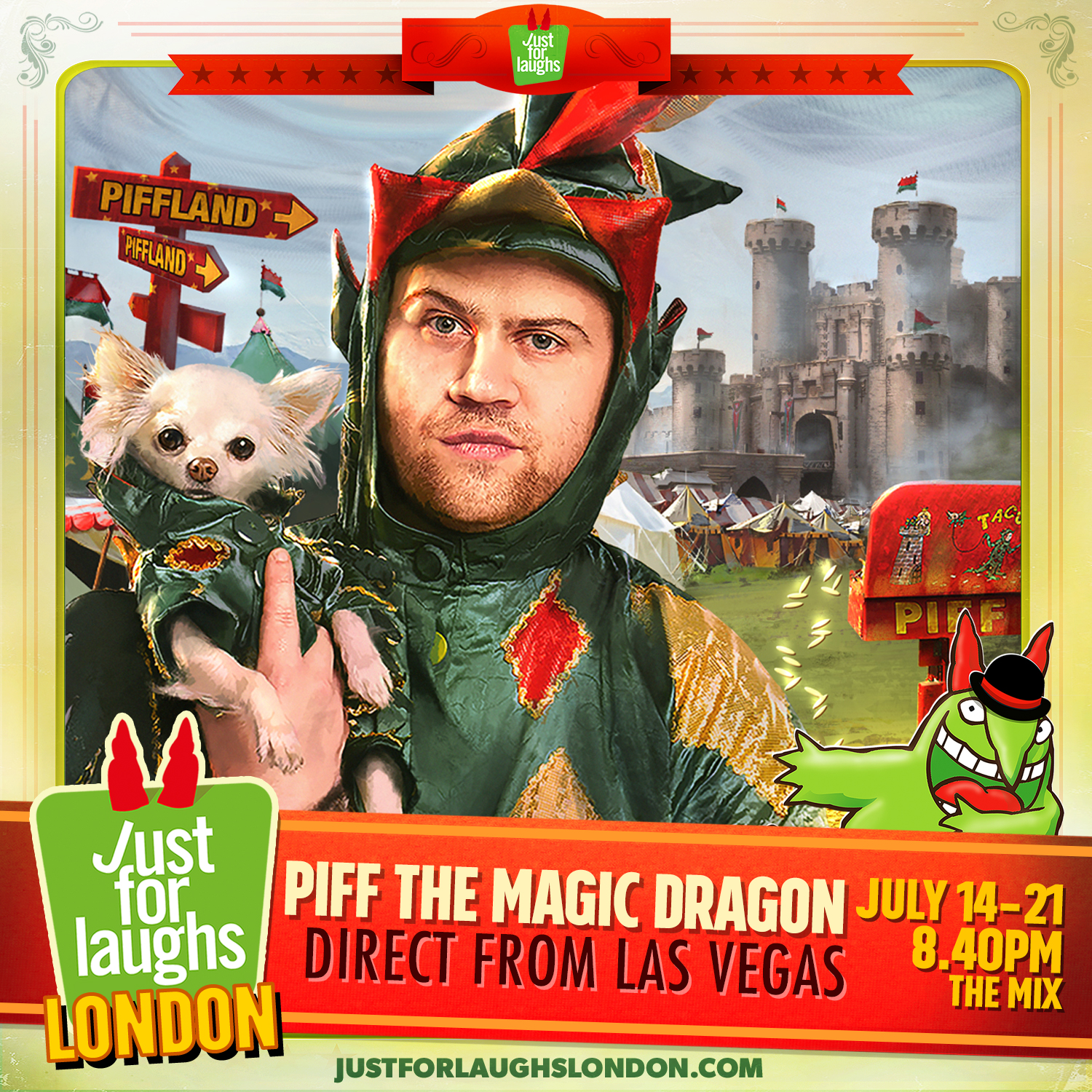 Piff the Magic Dragon - Direct from Las Vegas | London Festival Reviews ...