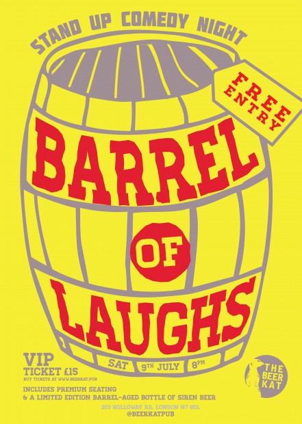 Barrel of Laughs - Siren Brewery | Islington, London Comedy Reviews ...