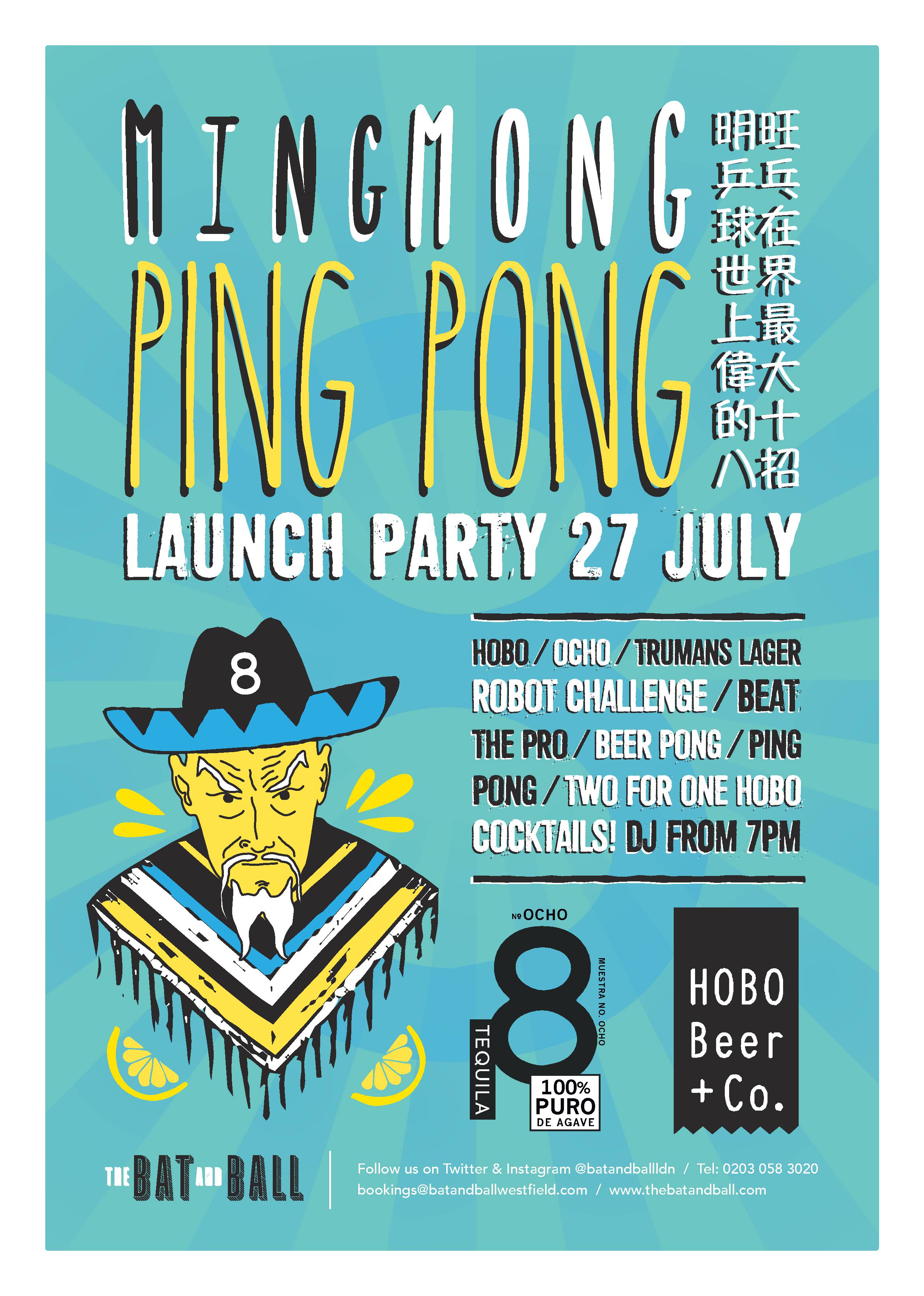 Ming Mong Ping Pong RE-Launch Party | Stratford, London Date Night ...