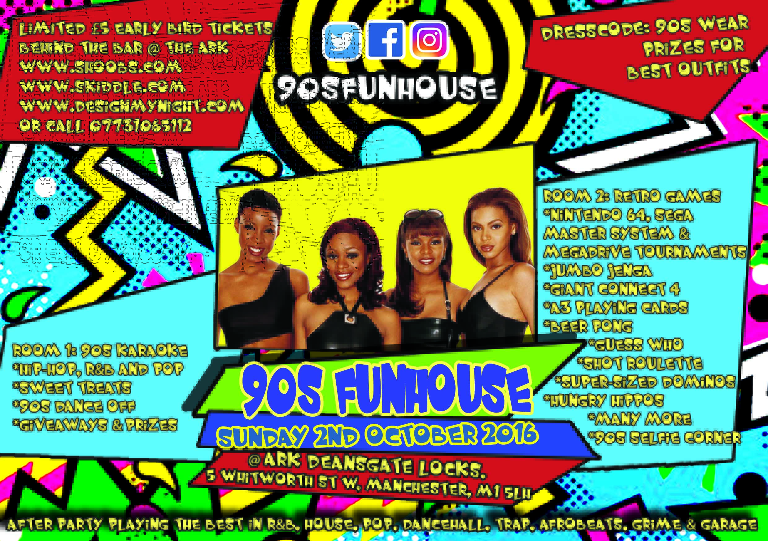 90s Funhouse | Deansgate Locks, Manchester Karaoke Reviews | DesignMyNight