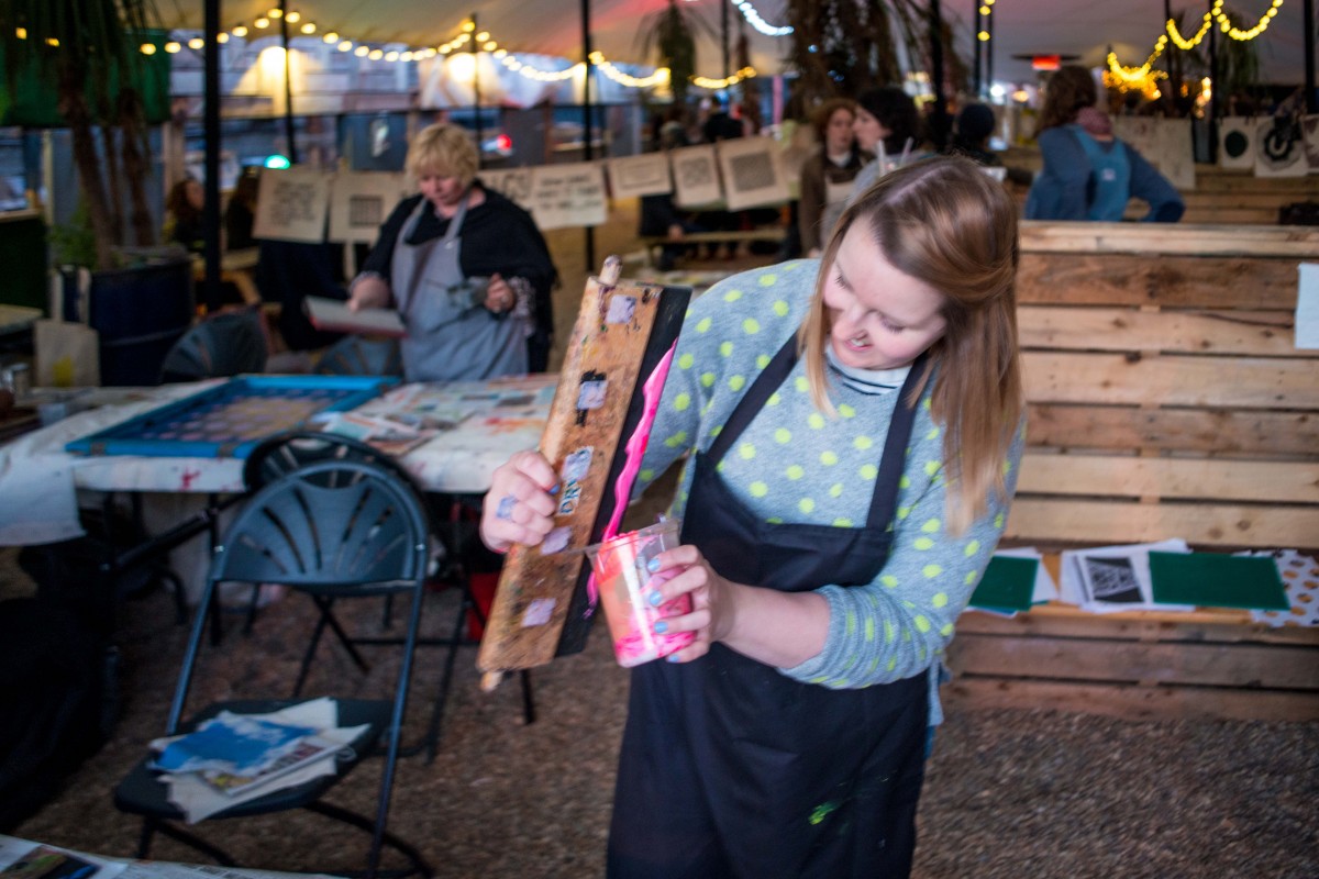 Screen Printing at The Doodle Bar The Doodle Bar London | DesignMyNight
