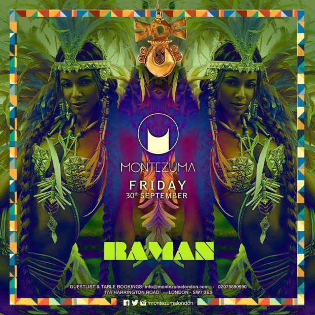 DJ Raman @ Montezuma London | Chelsea, London Clubbing Reviews ...