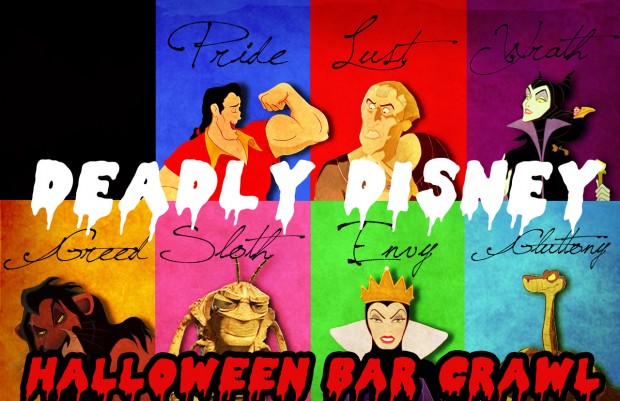 Deadly Disney Halloween Pub Crawl in Shoreditch | Shoreditch, London ...