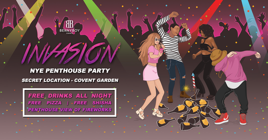 INVASION NYE Penthouse Party | London Clubbing Reviews | DesignMyNight