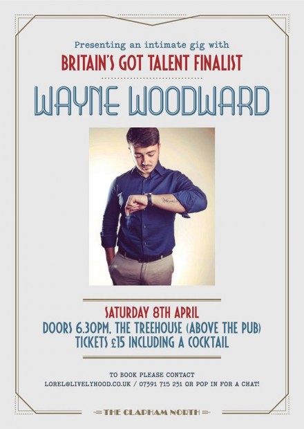 Wayne Woodward Gig | Clapham, London Live Music Reviews | DesignMyNight