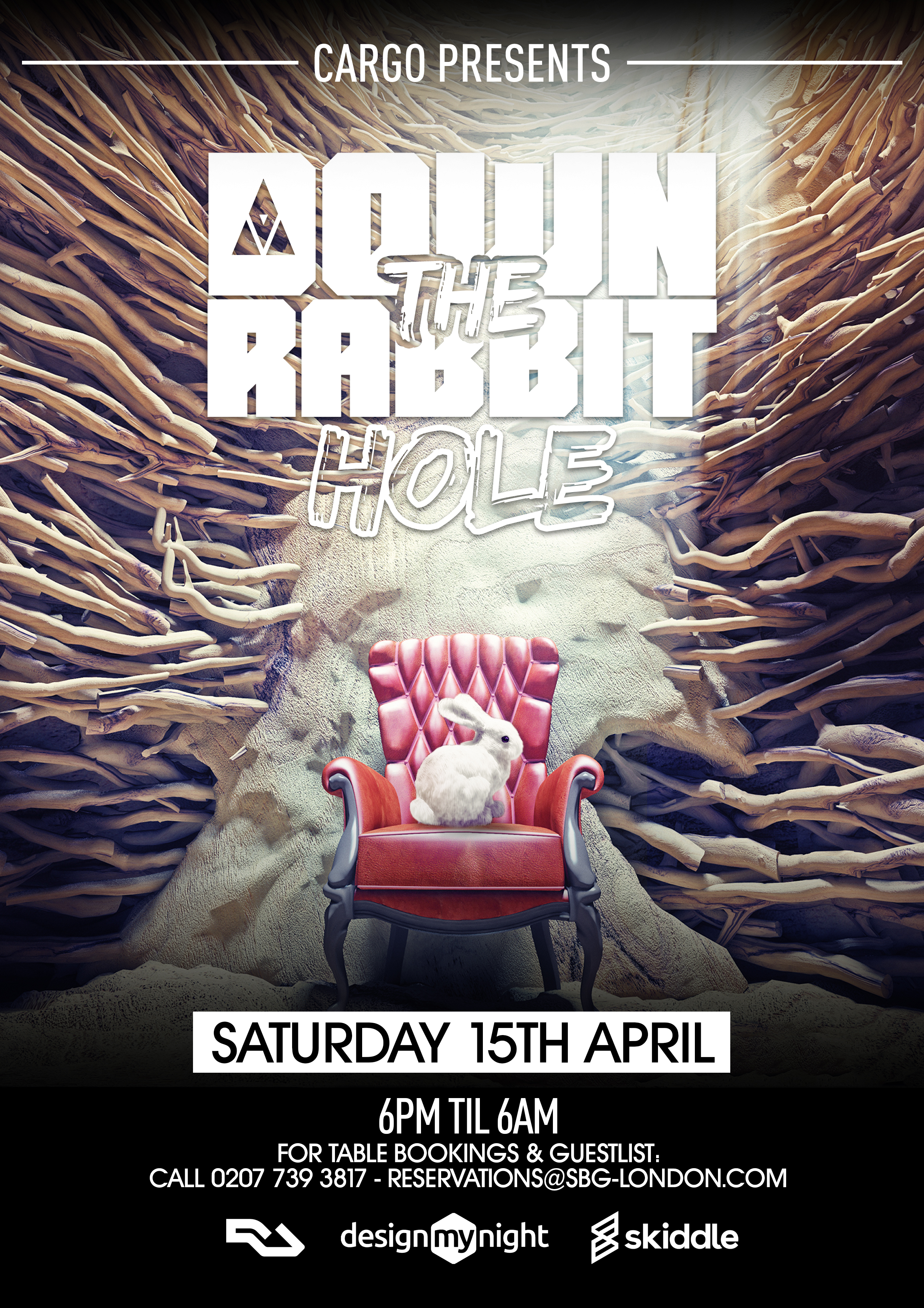 Down the Rabbit Hole | Shoreditch, London Clubbing Reviews | DesignMyNight