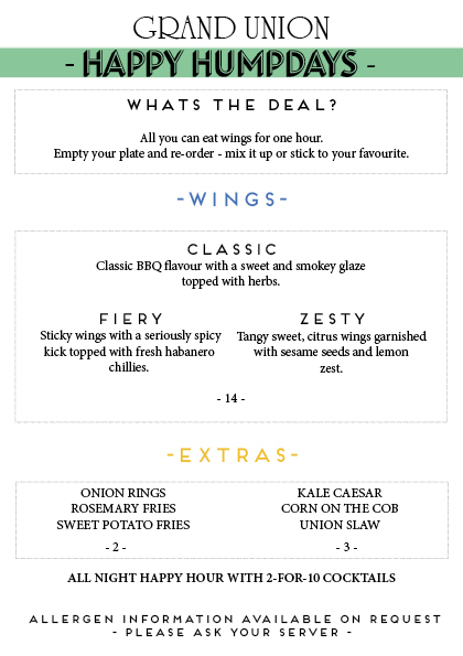 Bottomless Wing Wednesdays | Holborn, London Date Night Reviews ...