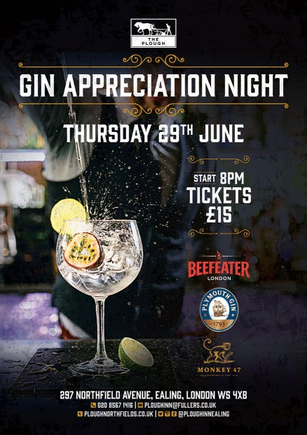 Gin Appreciation Night | London Something A Little Different Reviews ...