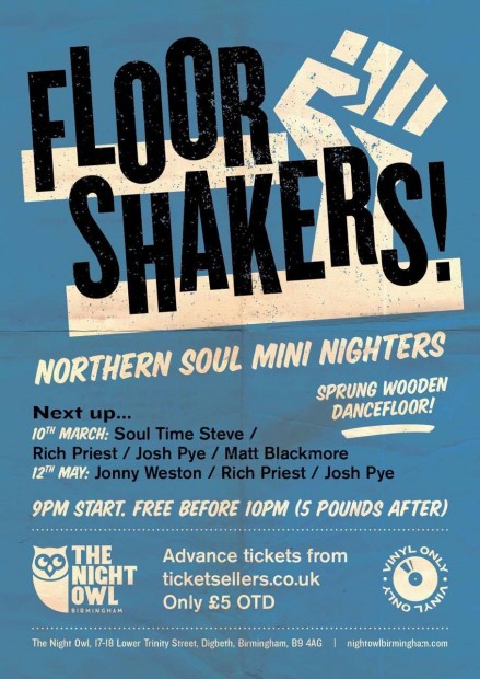 Floorshakers Mini Nighter, with Jimmy Mac, Josh Pye, Soul Time Steve ...