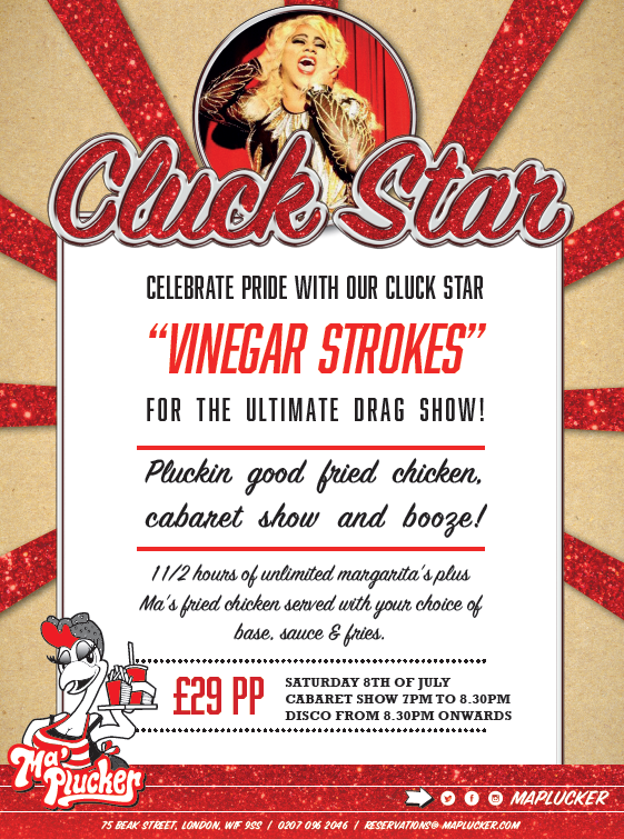 CLUCK STAR - Cabaret Show | London Cabaret/Burlesque Reviews ...