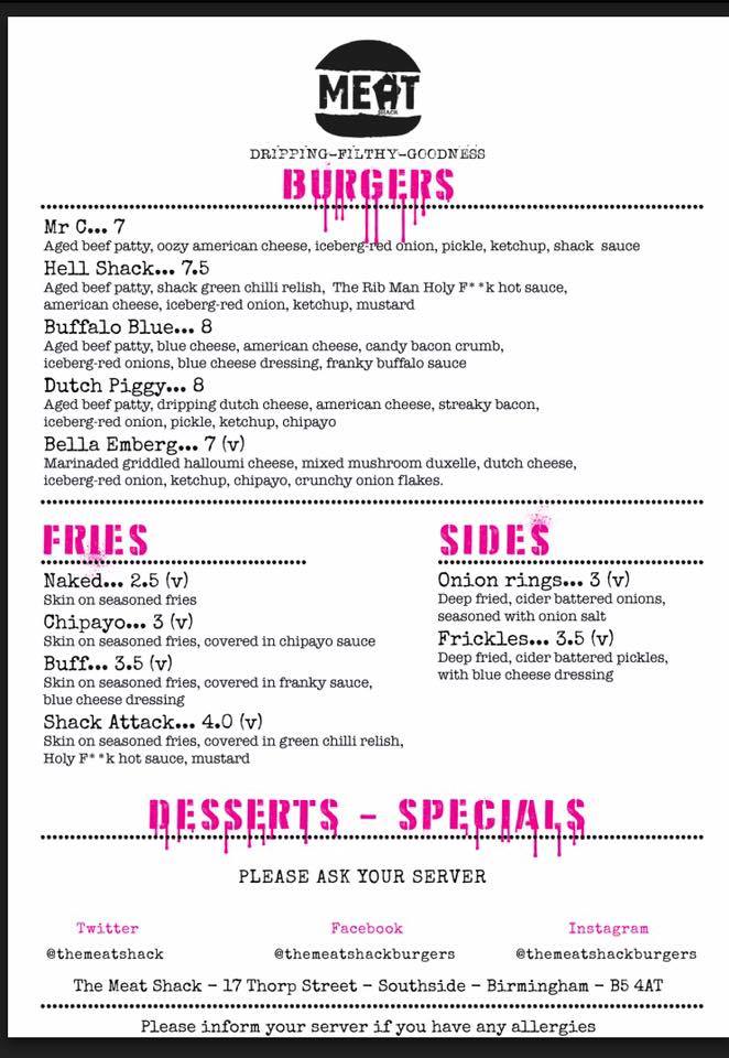 Meat Shack Southside | Birmingham Restaurant Reviews | DesignMyNight