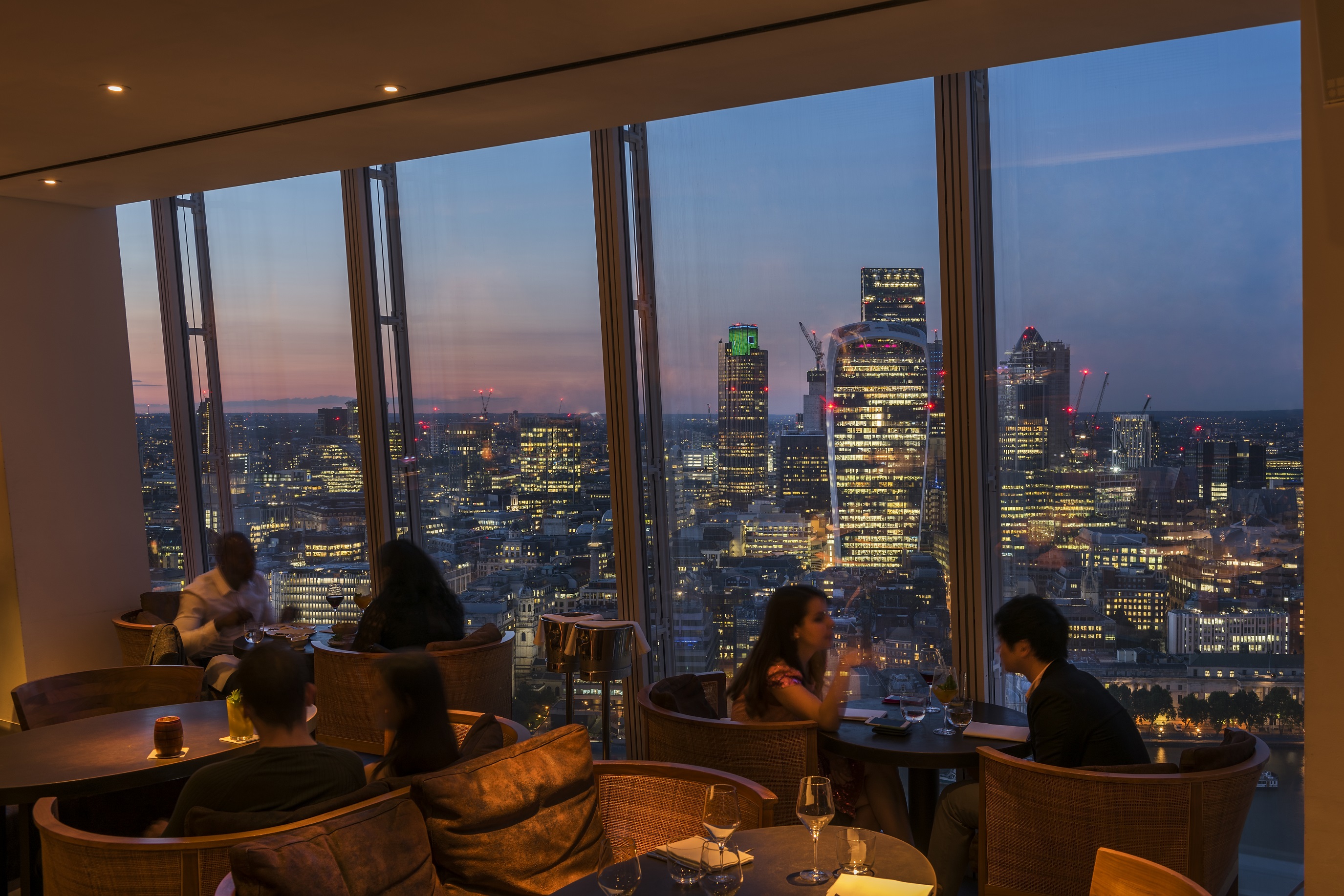 Oblix At The Shard - Dinner With Courvoisier | London Drinks Tasting ...