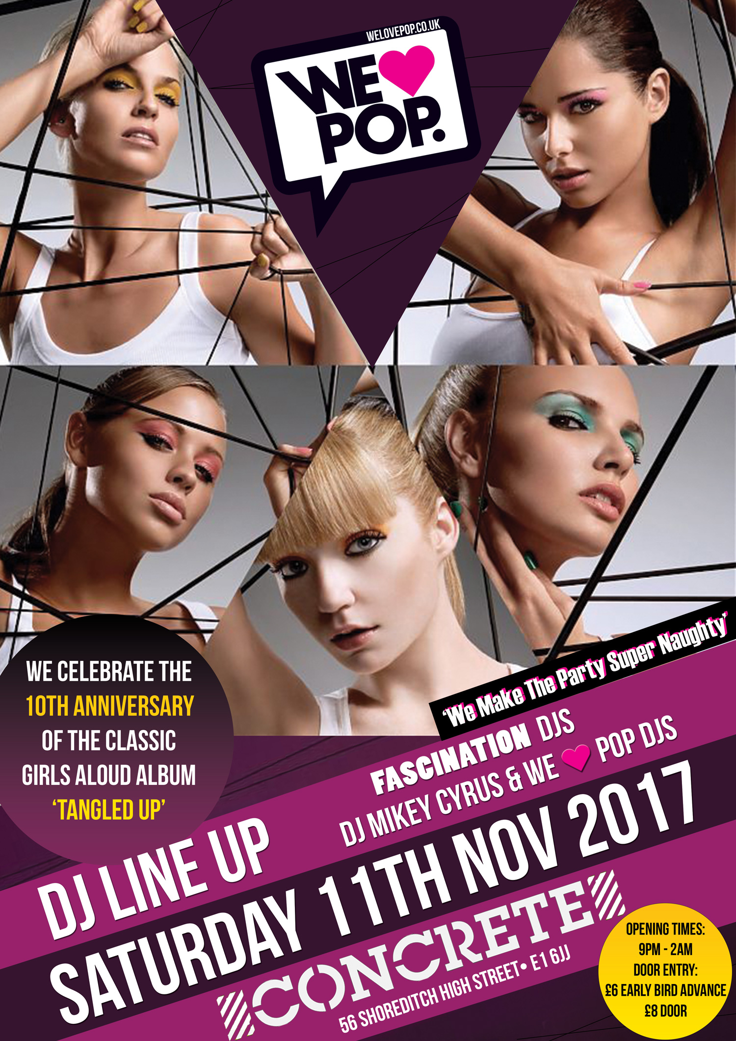 WeLovePop Club Celebrates 10 Years of GIRLS ALOUD's 'Tangled Up ...