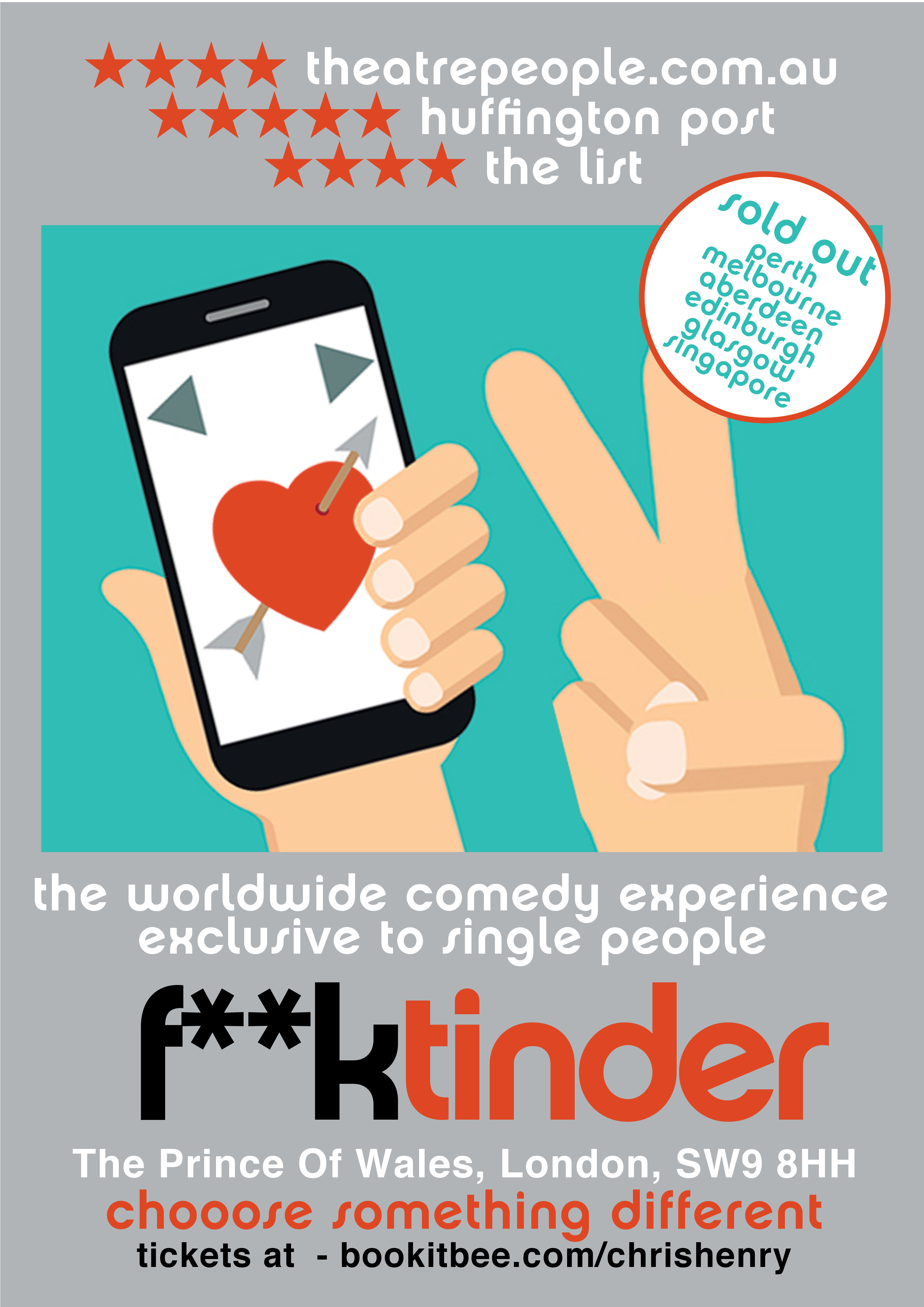 F**k Tinder London - Valentine's Day Edition | Brixton, London Dating ...