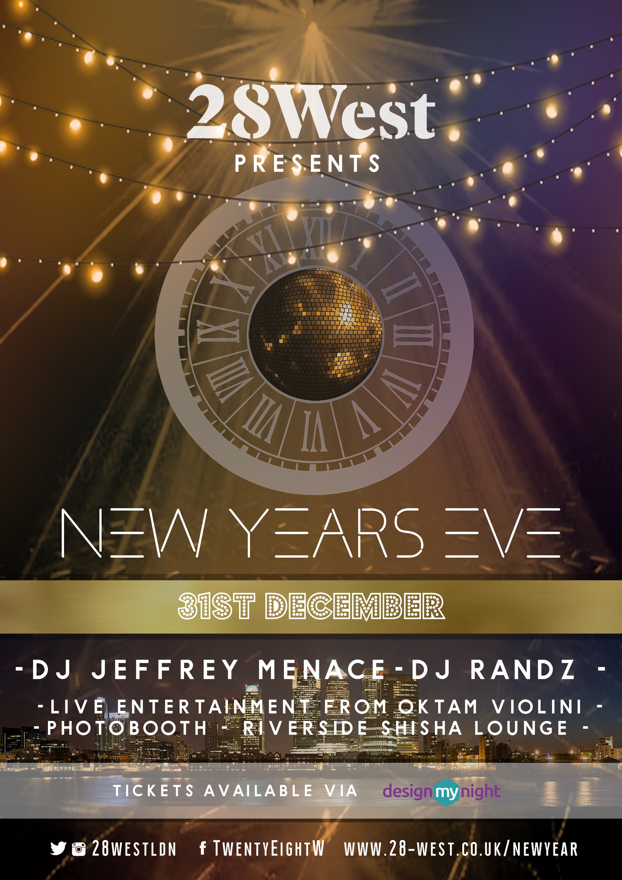 New Year's Eve Party Overlooking The Thames! | East London, London New ...