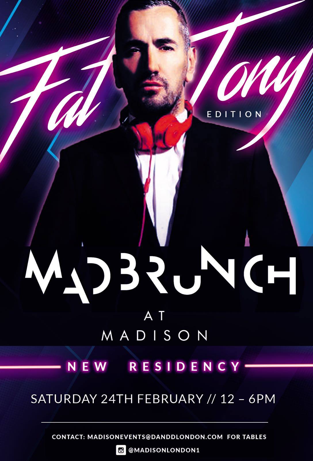 Madbrunch with Fat Tony | St Pauls, London Daytime Reviews | DesignMyNight