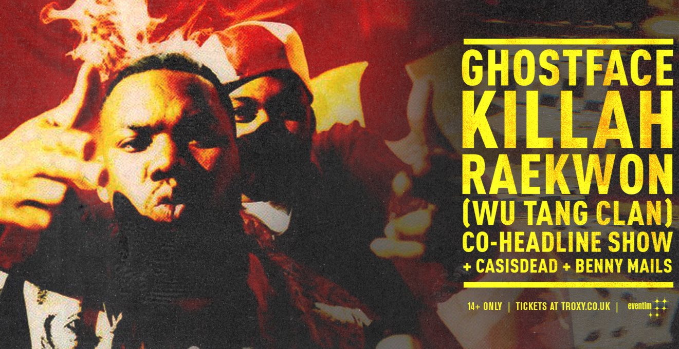 Ghostface Killah & Raekwon (Wu Tang Clan) Live | Wapping, London Live ...