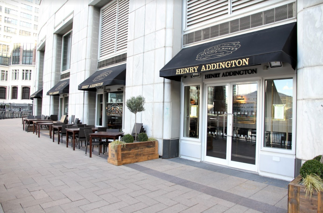 The Henry Addington Canary Wharf | London Pub Reviews | DesignMyNight