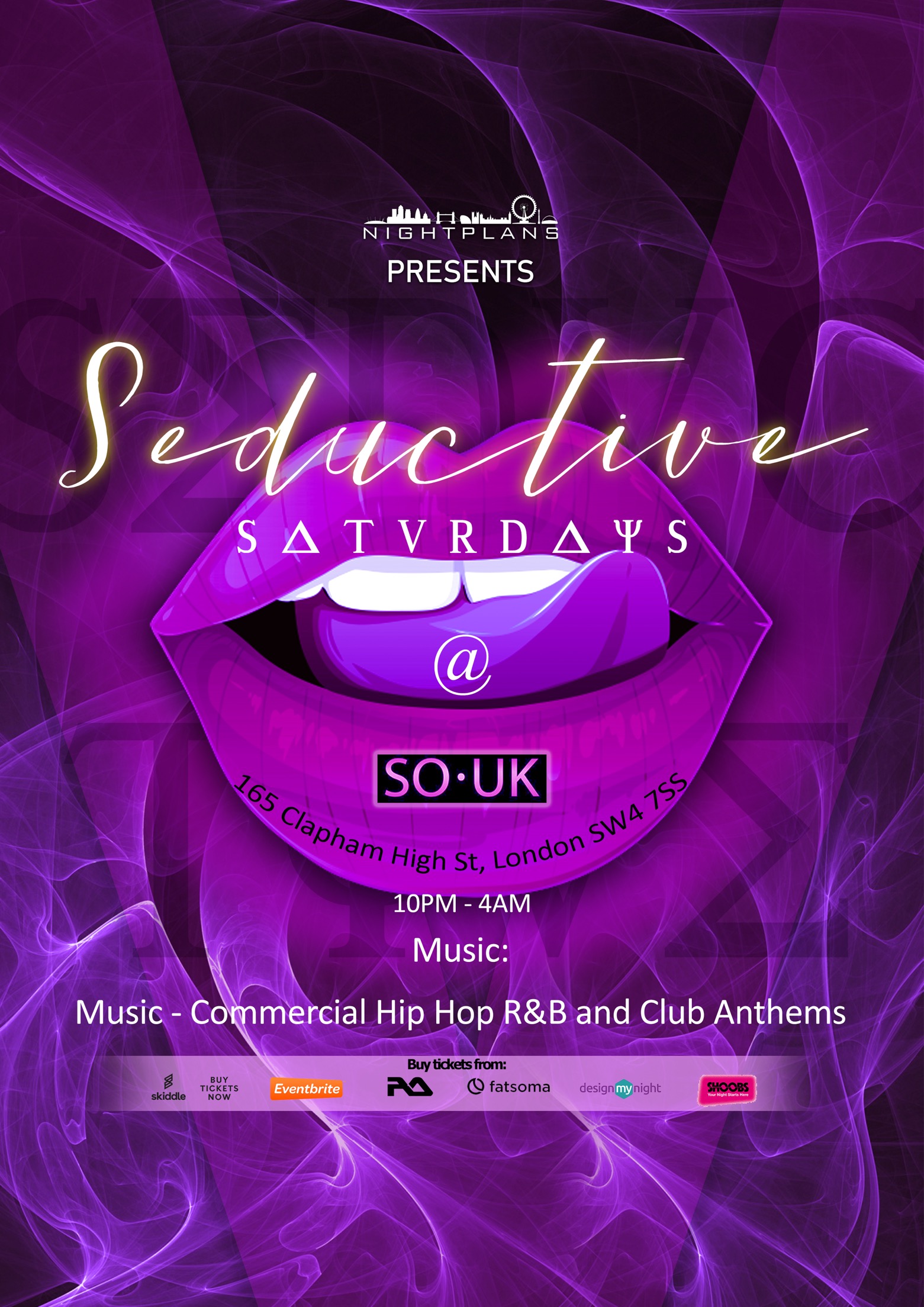 Seductive Saturdays Bank Holiday Special | Clapham, London Clubbing Reviews | DesignMyNight
