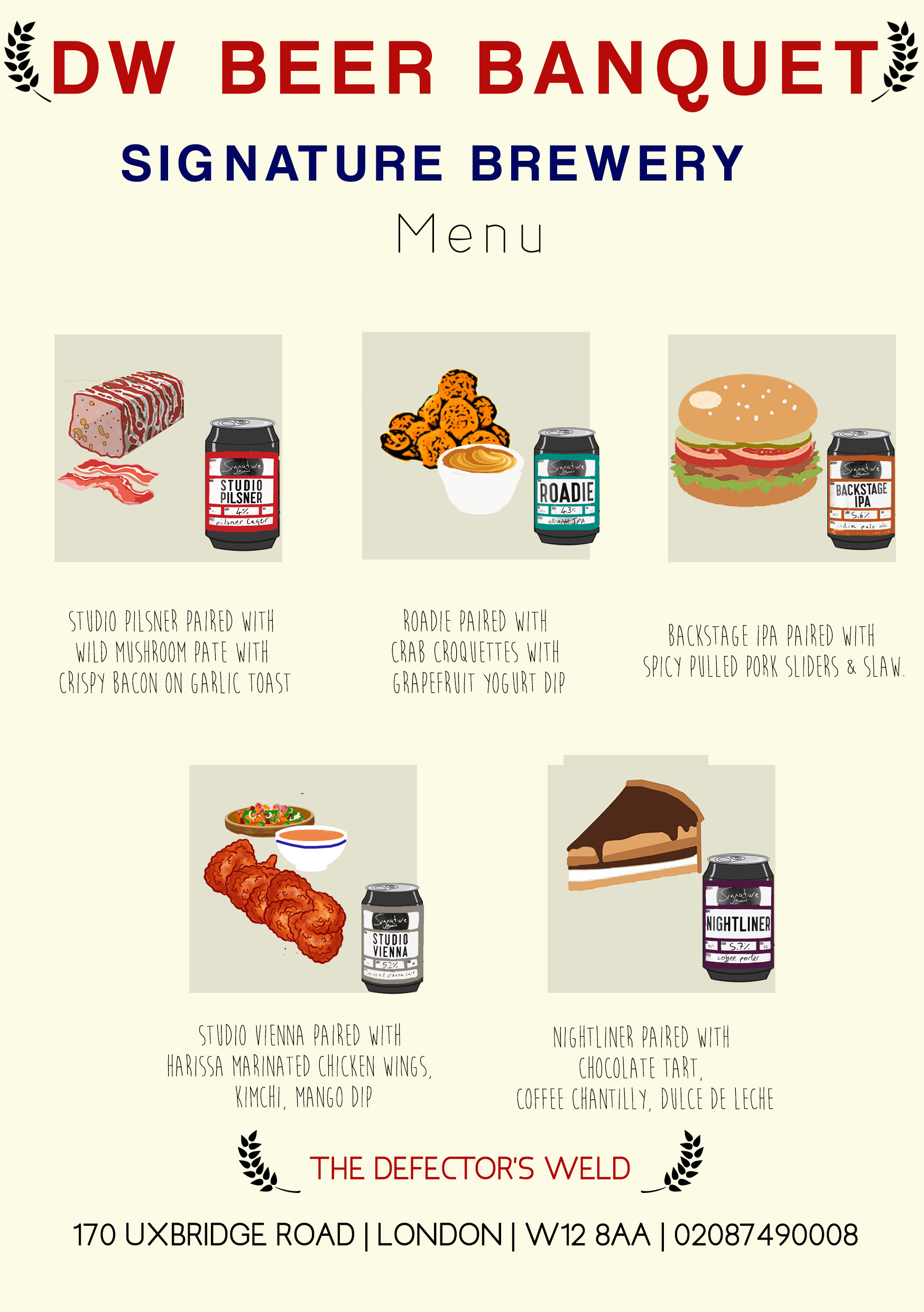 DW X Signature Brew Beer Banquet | Shepherd's Bush, London Drinks ...