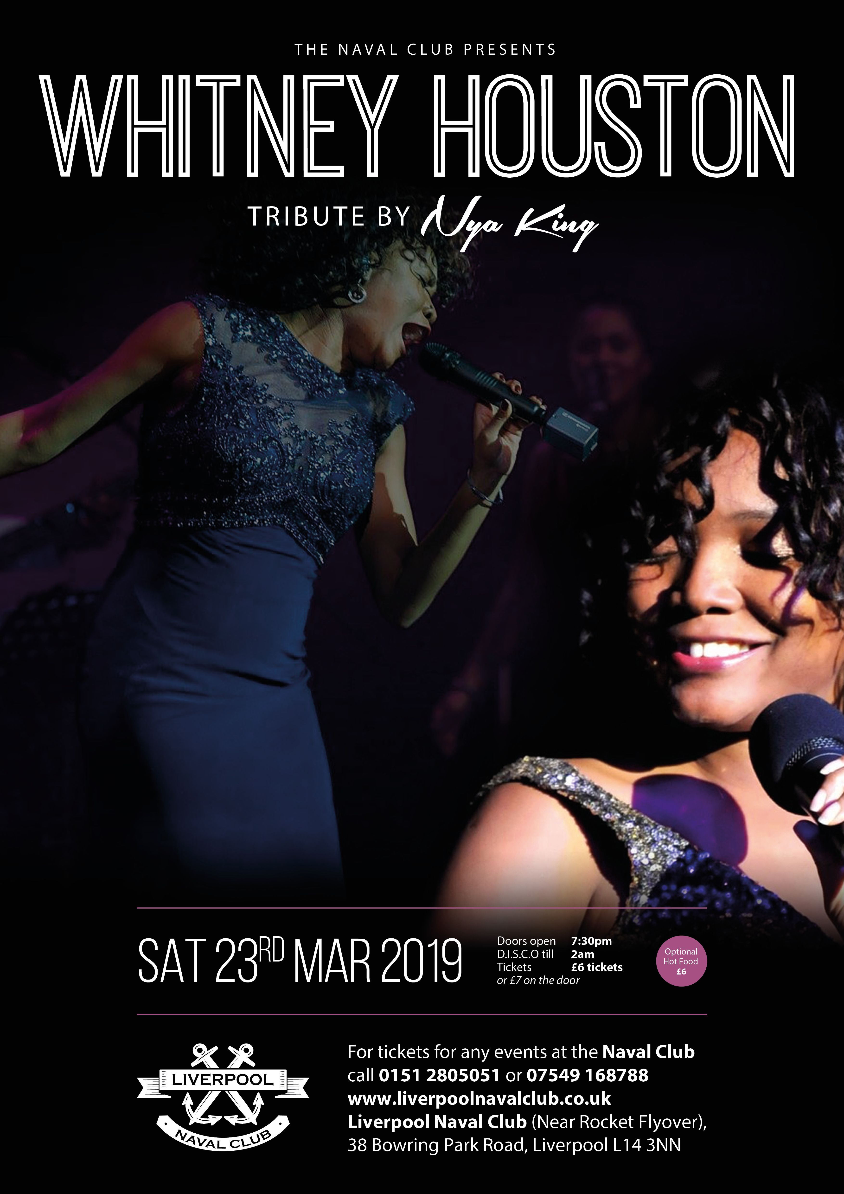 Nya King - Brilliant Whitney Houston Tribute | Liverpool Cabaret ...