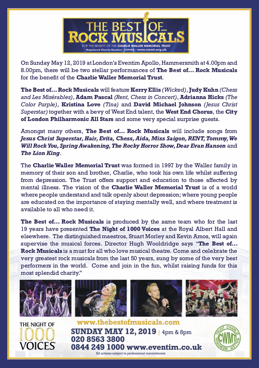 The Best Of... Rock Musicals | Hammersmith, London Theatre/Arts Reviews ...