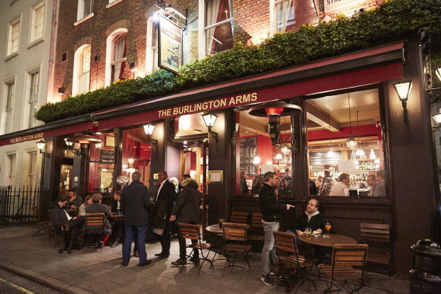 The Burlington Arms: Top West End Pub | DesignMyNight