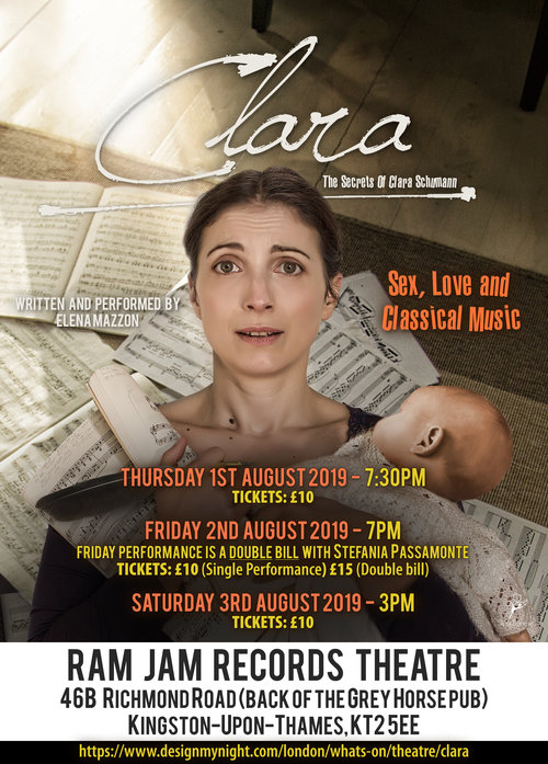 Clara | London Theatre/Arts Reviews | DesignMyNight