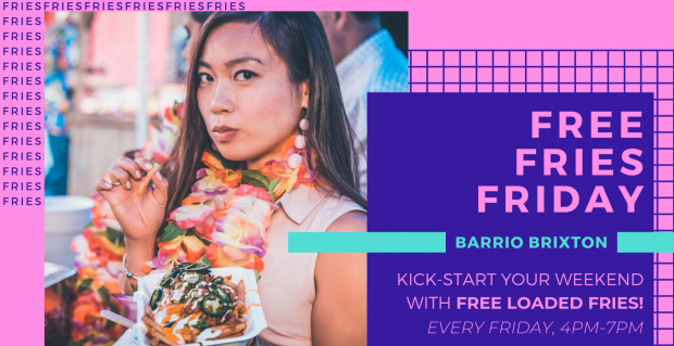 FREE FRIES FRIDAYS | Brixton, London Daytime Reviews | DesignMyNight