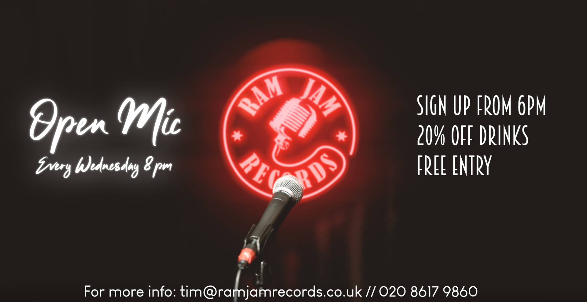Open Mic Night - Sign up from 6pm | London Live Music Reviews ...