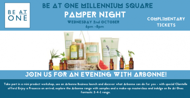 Be At One Presents: A Pamper Evening with Arbonne! | City Centre, Leeds ...