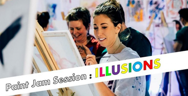 Paint Jam Session: ILLUSIONS | London Activity Reviews | DesignMyNight